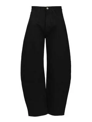 Alaïa Rounded Leg Jeans - Black