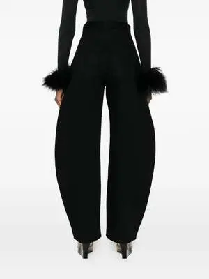 Alaïa Rounded Leg Jeans - Black