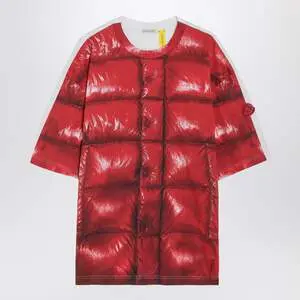 MONCLER X A$AP ROCKY Cotton T-shirt With Digital Print - Red