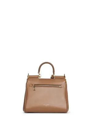 Dolce & Gabbana Caramel My Sicily Small Handbag