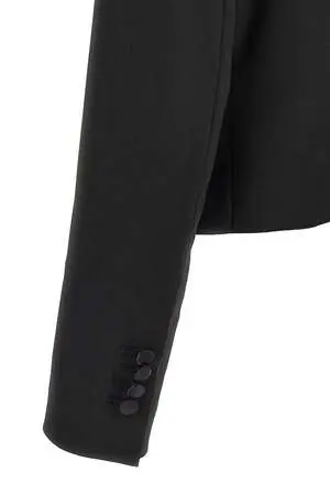 Dolce & Gabbana Tuxedo Double-breasted Crop Blazer