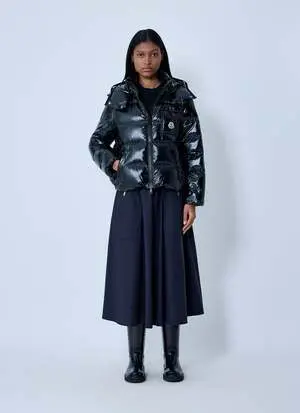 Moncler Andro Short Down Jacket With Hood - Black