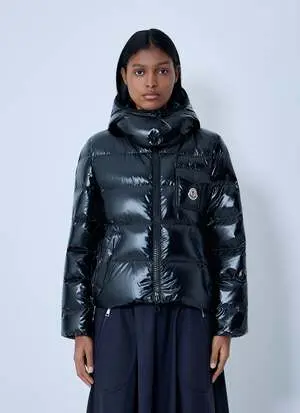 Moncler MONCLER Andro Short Down Jacket With Hood Black