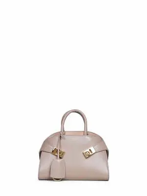 FERRAGAMO Mini Bag With Gancini Buckles - Multicolor