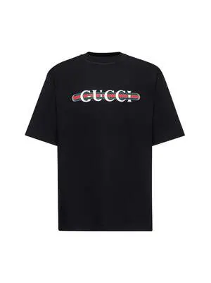 Gucci Printed Cotton Jersey T-shirt