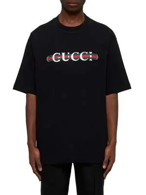 Gucci Printed Cotton Jersey T-shirt