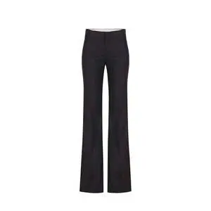 Chloé Wool Blend Flare Pants - Gray