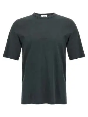 Saint Laurent Logo Embroidery T-shirt - Black