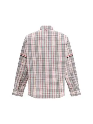 Thom Browne Check Shirt With Tartan Pattern - Multicolor
