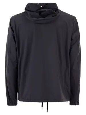Herno Technical Windbreaker With Adjustable Hood