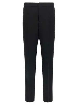 Saint Laurent Classique Wool Trousers - Black