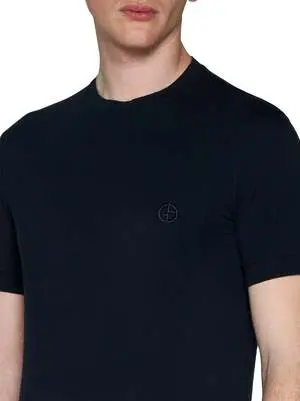 Giorgio Armani Icon T-shirt In Jersey