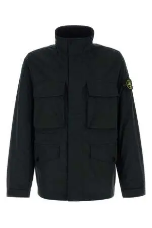 Stone Island Polyester Jacket - Black
