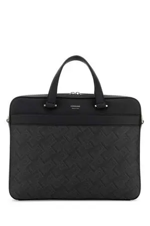 FERRAGAMO Salvatore Printed Canvas Briefcase - Multicolor