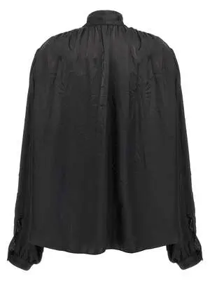 Balenciaga Double Sleeve Technical Crêpe Shirt