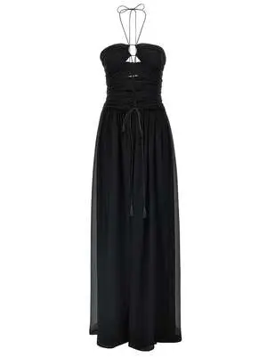 TOM FORD Silk Dress With Cut-out Detail - Black