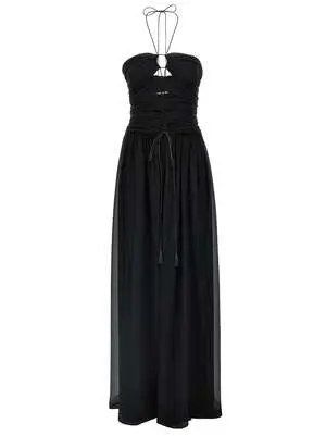 TOM FORD Silk Dress With Cut-out Detail - Black