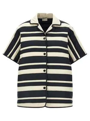 Moncler Striped Technical Fabric Shirt