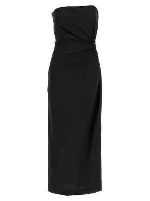 Max Mara Silva Long Dress - Black