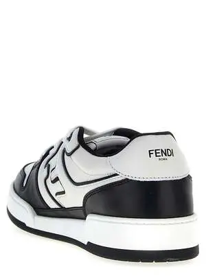 Fendi Match Leather Sneakers - Multicolor