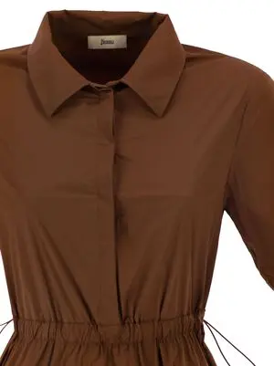 Herno Light Stretch Nylon Dress - Brown