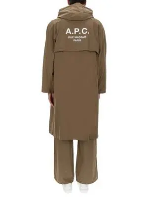 A.p.c. Hooded Trench Coat