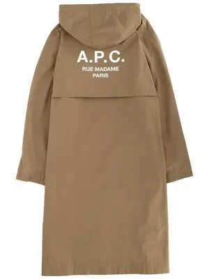 A.p.c. Hooded Trench Coat