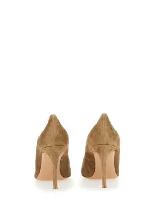 GIANVITO ROSSI Suede Leather Décolleté Pumps