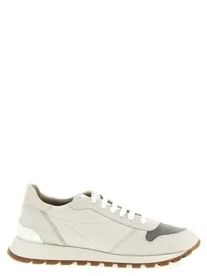 Brunello Cucinelli Monile Suede Sneakers - Green