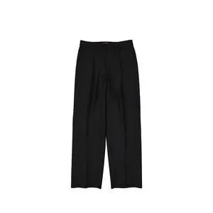 Valentino Garavani Wool And Silk Flared Trousers - Black