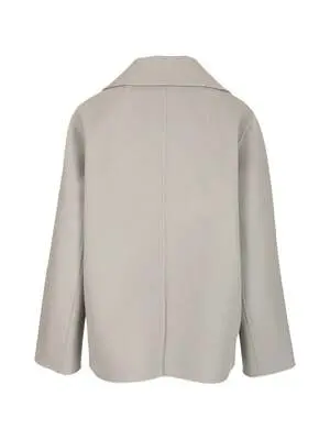 Max Mara Margot Wool Drap Jacket - Blue
