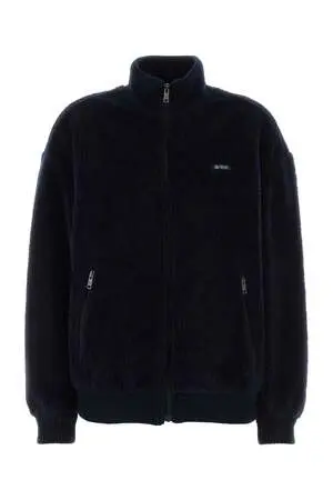 Prada Dark Pile Bomber Jacket - Blue