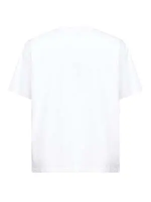 Stone Island White Jersey Logo Patch T-shirt