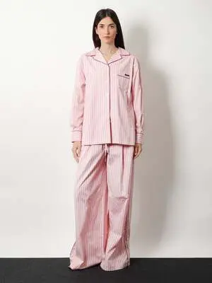 Dolce & Gabbana Striped Cotton Pajama Shirt