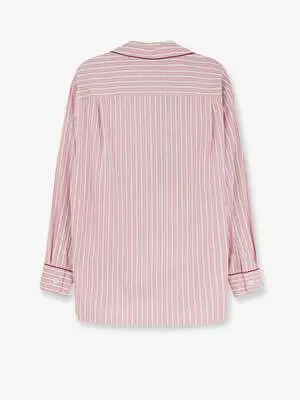 Dolce & Gabbana Striped Cotton Pajama Shirt