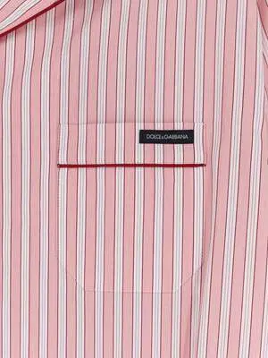 Dolce & Gabbana Striped Cotton Pajama Shirt