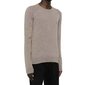 Saint Laurent Cassandre Cashmere Sweater - Brown