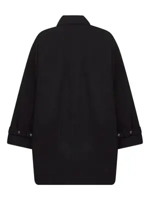 TOTEME Oversized Trench Coat In Organic Cotton - Multicolor