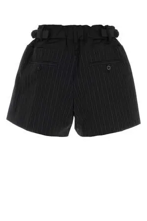 Sacai Embroidered Polyester Blend Shorts