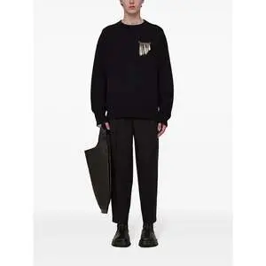 JIL SANDER Tailored Wide-leg Trousers - Black