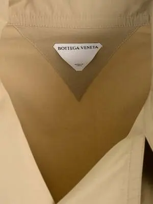 Bottega Veneta Sand Sahara Short Safari Jacket - Cream