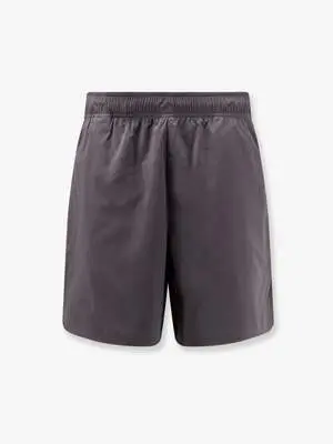 Stone Island Nylon Bermuda Shorts With Embroidered Logo - Multicolor