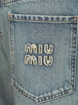 Miu Miu 5-pocket Jeans - Blue