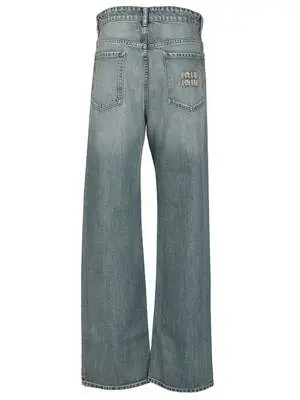 Miu Miu 5-pocket Jeans - Blue