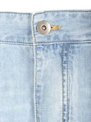 Bottega Veneta Light Bleach Denim Wide Leg Pants - Blue
