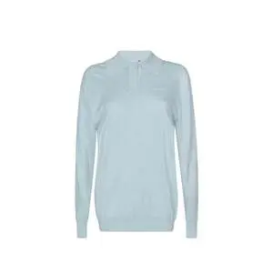 Miu Miu Cashmere Polo Shirt - Blue