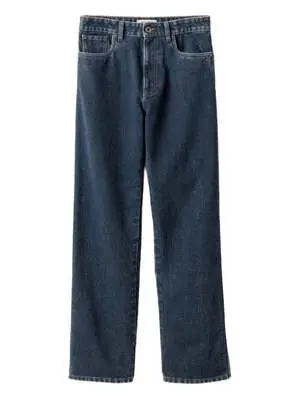 Miu Miu Straight-leg Denim Trousers - Blue