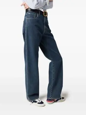 Miu Miu Straight-leg Denim Trousers - Blue