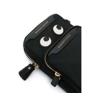ANYA HINDMARCH Recycled Nylon Text Print Satchel Bag