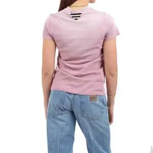 Prada Printed Logo T-shirt - Pink